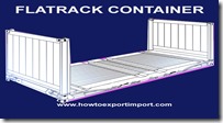 40’ Flat rack Container dimension specification